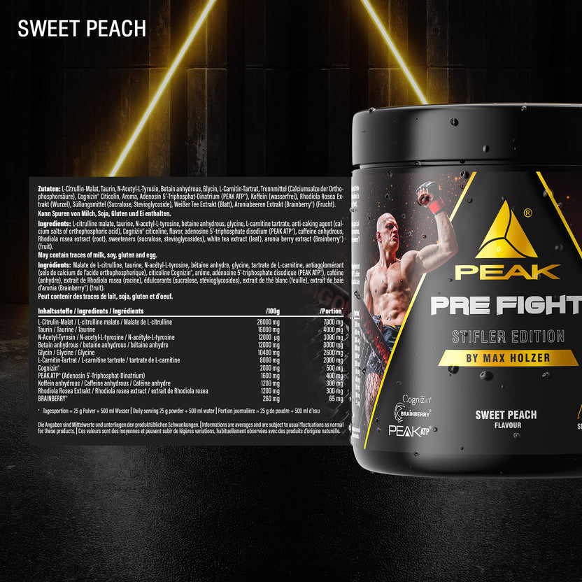 Pre Fight "Stifler Edition" 375g - Leistungsstarkes Fight Supplement | PEAK