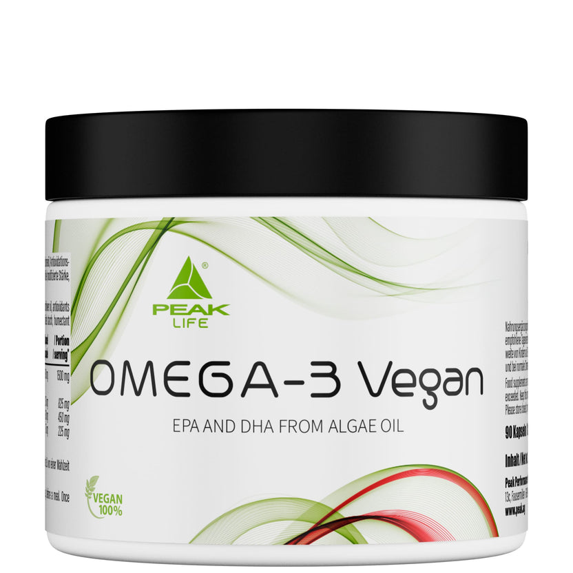 Omega-3 Vegan - 90 Caps - Buy Omega-3 fatty acids with EPA & DHA | PEAK